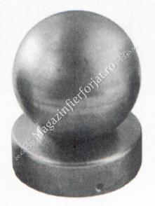 62.060.06 Capac pentru teava rotunda de D.60mm cu bila goala de D.60mm ...