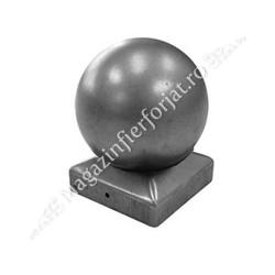 62.005.05 Capac pentru teava patrata de 50x50mm cu bila goala de D.50m ...
